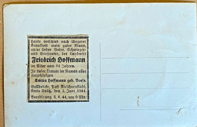 WW2 SS POLICE Officers Original Wartime Uniform Photo + Obituary To ...