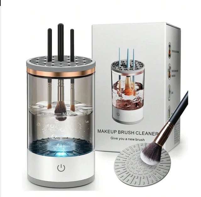 NETTOYEUR PINCEAUX DE maquillage électrique, outil lavage à séchage ...