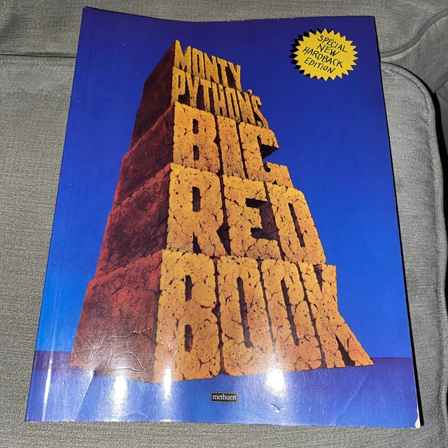 VINTAGE MONTY PYTHON'S Big Red Book Special New Hardback Edition $8.92 ...