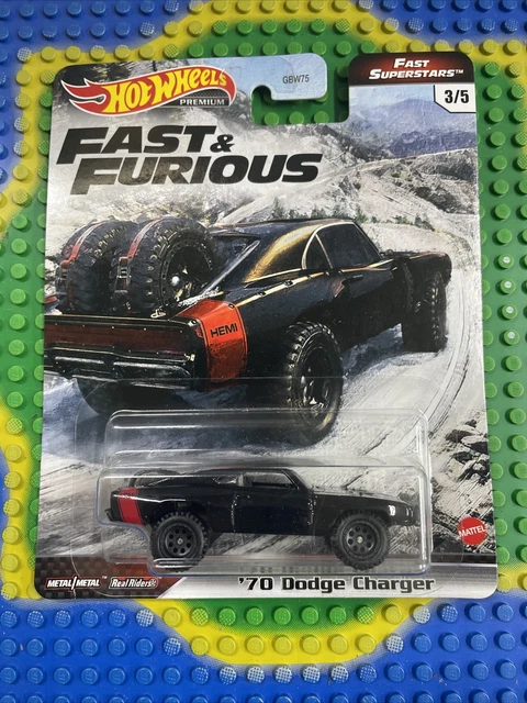 HOT WHEELS PREMIUM FAST & FURIOUS FAST 3/5 70 DODGE CHARGER - Box Ships ...