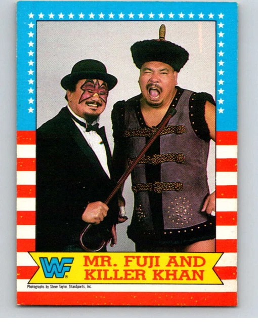 1987 O-PEE-CHEE WWF #17 Killer Khan/Mr. Fuji V69435 EUR 2,40 - PicClick FR
