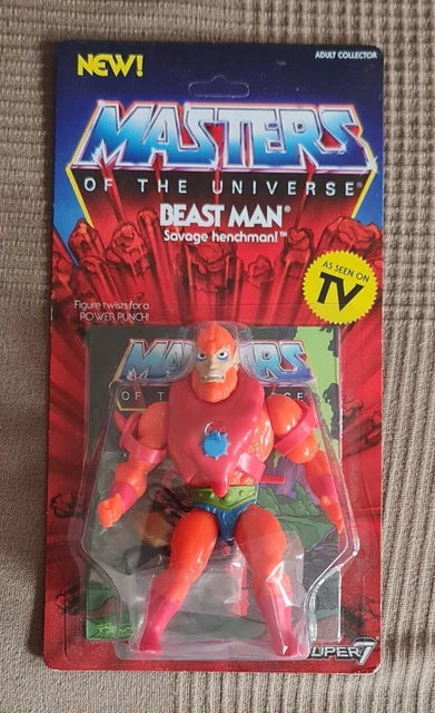 MASTERS OF THE Universe Super7 - Beast-man Mattel 14cm MOTU HE-MAN EUR ...