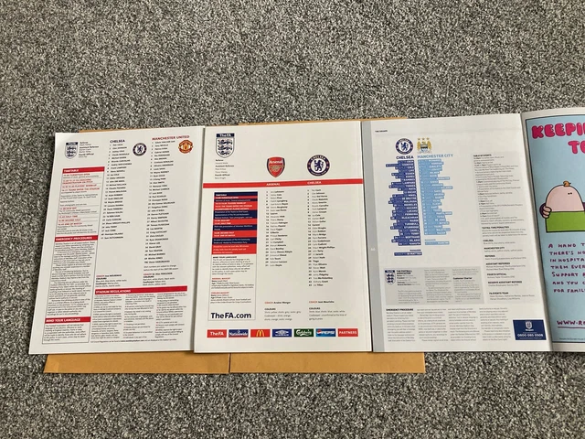 JOB LOT OF 3 Chelsea Charity Shield Programmes. £3.00 - PicClick UK