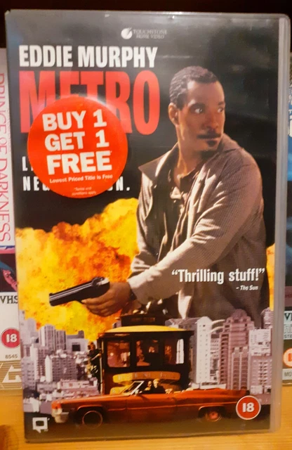 METRO - BIG Box - Ex Rental Vhs (Blockbuster Video) - Eddie Murphy ...