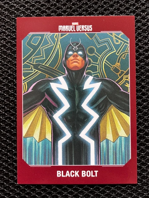 CARD CARTE PANINI Marvel Versus 2022 Character Black Bolt # 3 Mint EUR ...