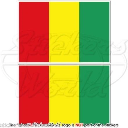 GUINEA FLAG RÉPUBLIQUE de Guinée, Guinean-Conacry Decals, Stickers 3 ...