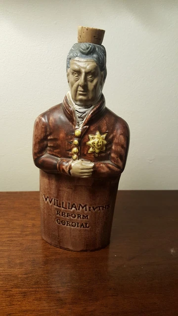 DENBY STONEWARE WILLIAM 1Vths REFORM CORDIAL FLASK ( ANTIQUE ...