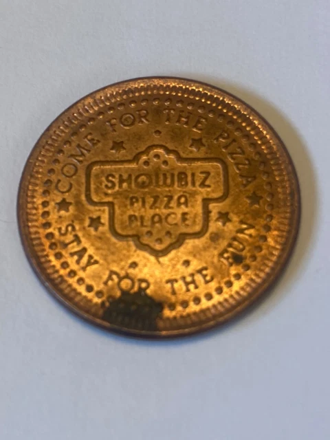 COPPER SHOWBIZ PIZZA Place/Chuck E Cheese Token EUR 2,75 - PicClick FR