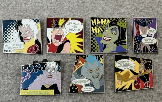 DISNEY PIN TRADING - Disney Villains Comic Book Mystery Pin Series ...