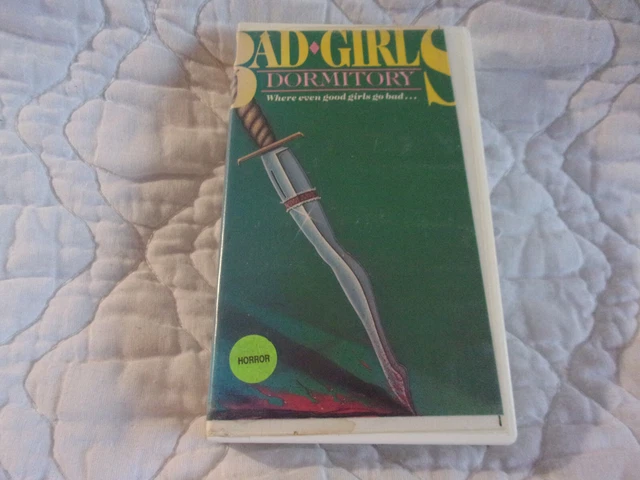 BAD GIRLS DORMITORY Vhs 80'S Women In Prison Action Sleaze Drama Shower ...