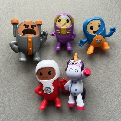CBEEBIES GO JETTERS Figures Bundle Ubercorn Glitch Magazine Toys Rare £ ...
