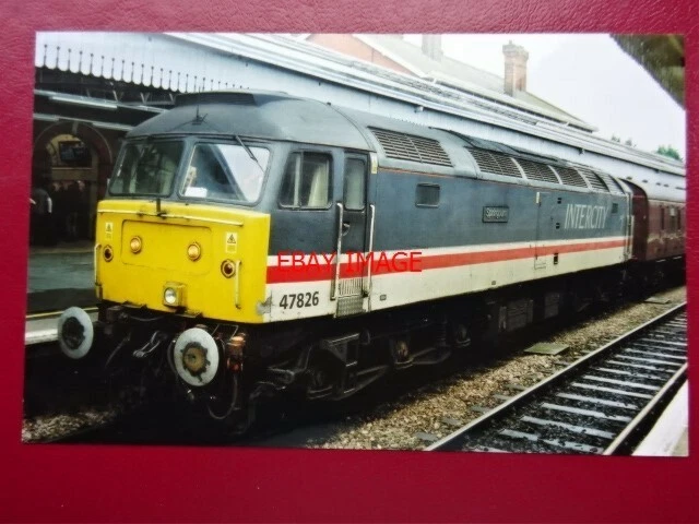 PHOTO BR Class 47 Loco No 47826 At Sailsbury £1.25 - PicClick UK