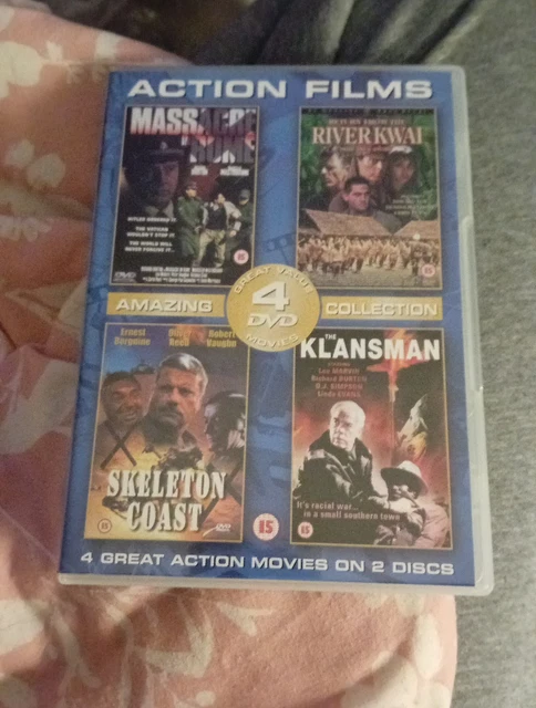 MASSACRE IN ROME/SKELETON Coast/The Klansman/Return From (DVD) MD08 £3. ...