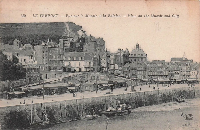 76 LE TREPORT Le Musoir Et La Falaise EUR 5,90 - PicClick FR