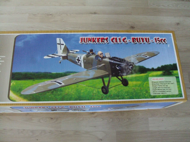 JUNKERS CL-1 (J10) Warbird 1750mm ARF NEU OVP EUR 275,00 - PicClick DE