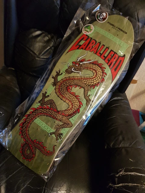 POWELL PERALTA STEVE Caballero dragon chinois skateboard deck OS BONES ...