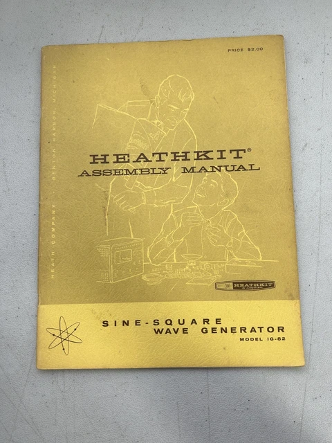 Heathkit Assembly Manual Sine Square Wave Generator Model Ig 82 £16 08