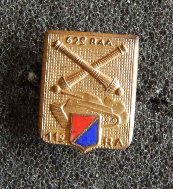 INSIGNE BOUTONNIÈRE 11° RA 62°RAA Régiment Artillerie Blindé EUR 4,00 ...