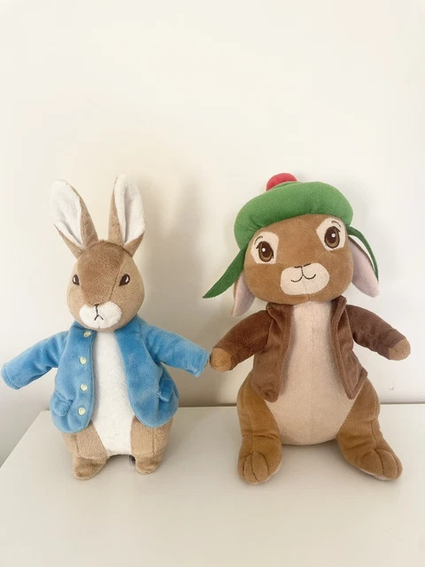 BEATRIX POTTER PETER Rabbit And Benjamin Bunny Soft Plush Toy Bundle X2 ...