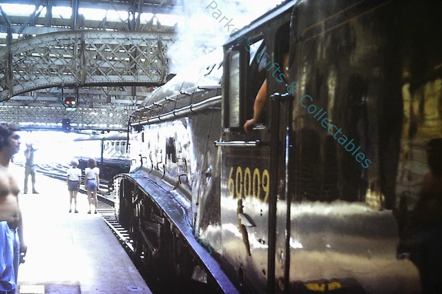 RAILWAY SLIDE TRAIN Slide 35mm Locomotive No 60009 Perth (BR 3a) EUR 5 ...