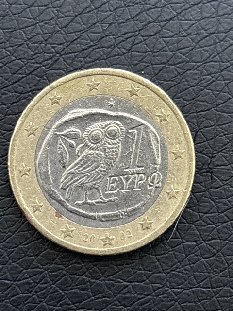 PIÈCE DE 1 euro rare 2002 hibou Grèce avec S EUR 500,00 - PicClick FR