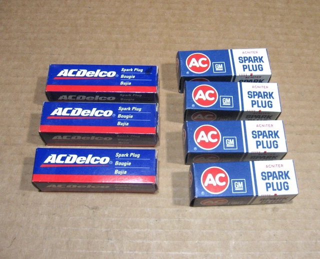 R45 AC Delco GM Spark Plugs New Old Stock -Qty Of 7- R45 $26.62 ...