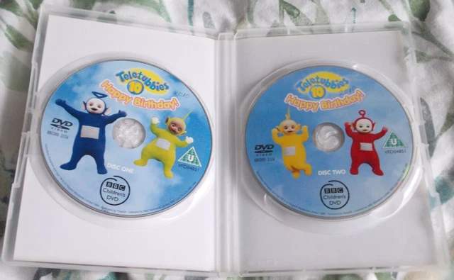 TELETUBBIES - 10 - Happy Birthday, Cbeebies 2 X Dvd Set, 241 Mins ...