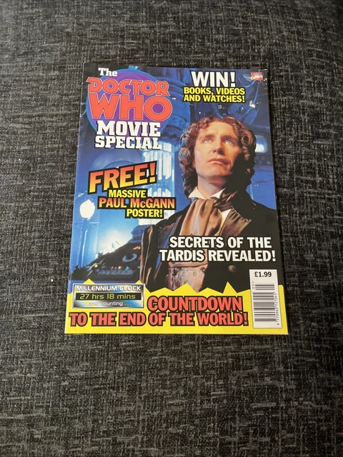 DOCTOR WHO MAGAZINE Movie Special 1996 with Free Poster £7.99 - PicClick UK
