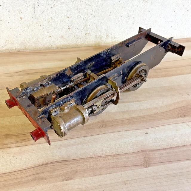 VINTAGE 3.5& INCH Gauge Live Steam Locomotive Rolling Chassis £299.00 ...