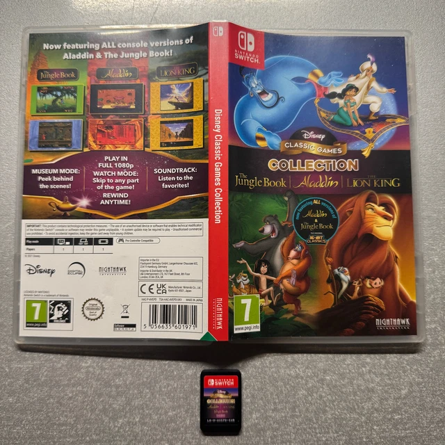 DISNEY CLASSIC GAMES Collection {Nintendo Switch} LION KING ALADDIN ...