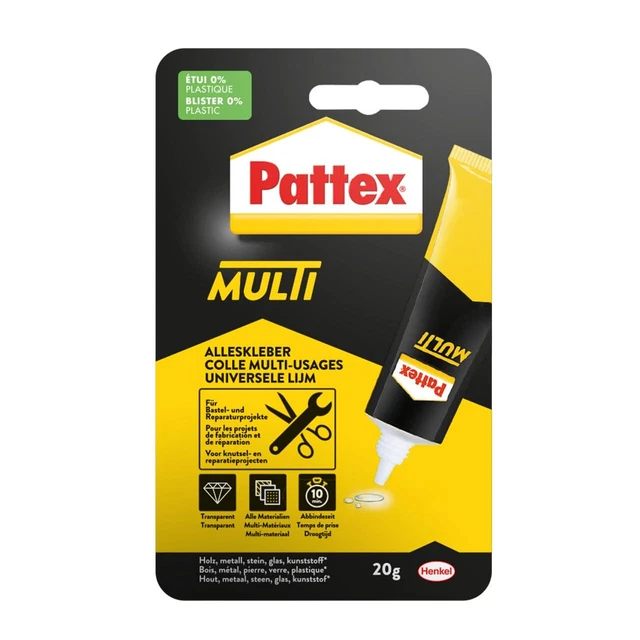 PATTEX MULTI - Colle multi-usages tous matériaux sans solvant - Tube ...