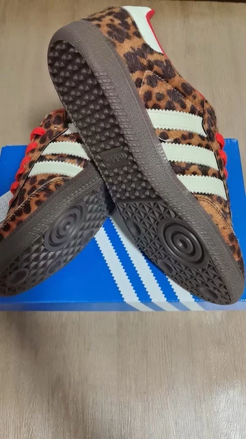 ADIDAS SAMBA OG women's Red Leopard Print trainers uk7.5 £63.10 ...