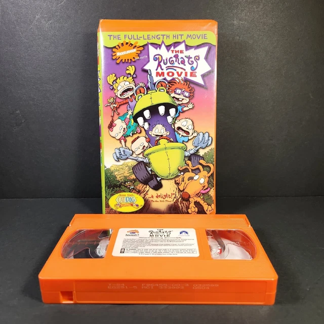 THE RUGRATS MOVIE (VHS, 1999) - Nickelodeon Orange Clamshell Packaging ...