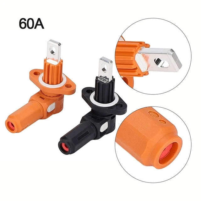 BATTERY ENERGY STORAGE Connector 60A Quick Plug Terminal Elbow Power ...