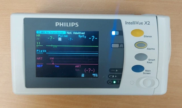 PHILIPS INTELLIVUE X2 Handheld Patient Monitors Including ECG, SpO2 ...