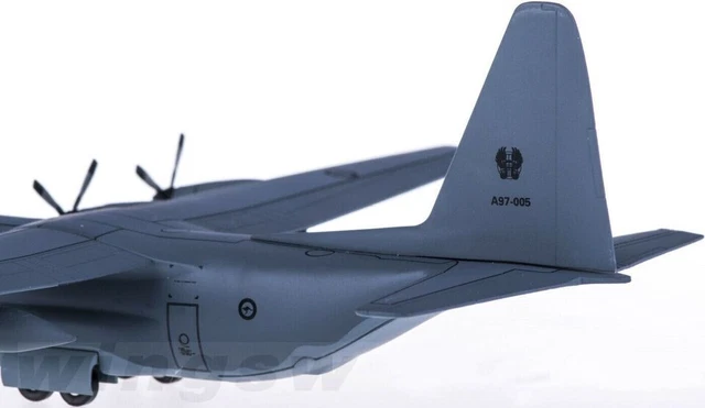 1:200 HOGAN RAAF Lockheed C-130 Airfreighter Diecast Military Aircraft ...