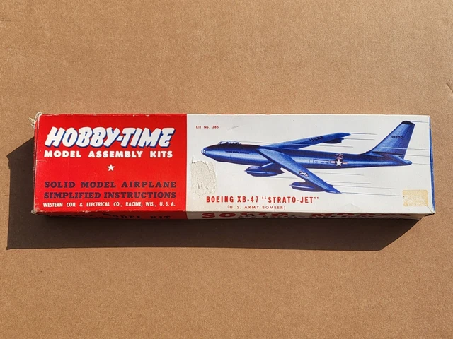 HOBBY-TIME BOEING XB-47 Strato-Jet Balsa Model Kit#286 $17.99 - PicClick