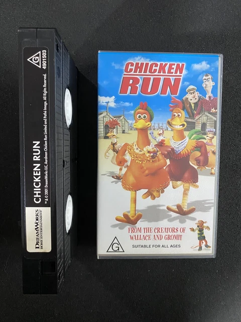 CHICKEN RUN MOVIE VHS 2000 - DreamWorks - Very Good Condition - Same Day Postage $18.49 ...