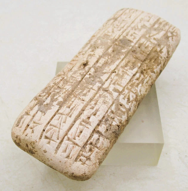 A235 ANCIENT NEAR Eastern Clay Tablet With Early Form Of Writing Ca ...