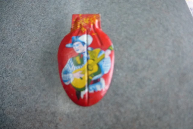 VINTAGE TIN TOY Clicker With Cowboy Theme , Japan $12.00 - PicClick CA