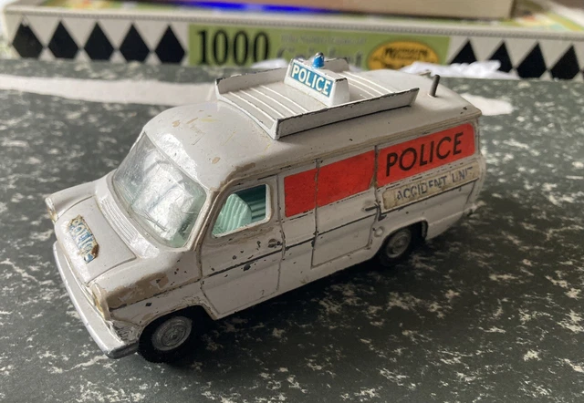 DINKY TOYS 287 Ford Transit Van Police Accident Unit Good Example- £12. ...