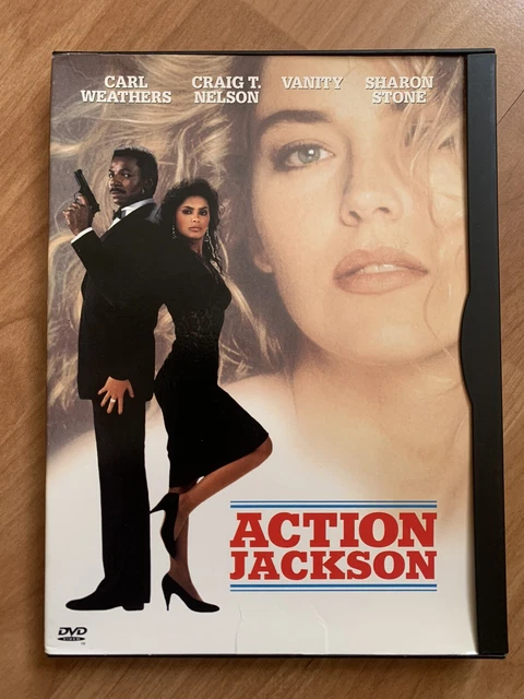 ACTION JACKSON 1988 DVD Carl Weathers, Sharon Stone, Vanity, Joel ...