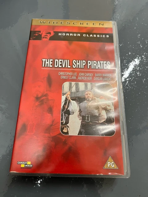 THE DEVIL SHIP Pirates VHS. Christopher Lee etc Hammer Horror/Thriller ...