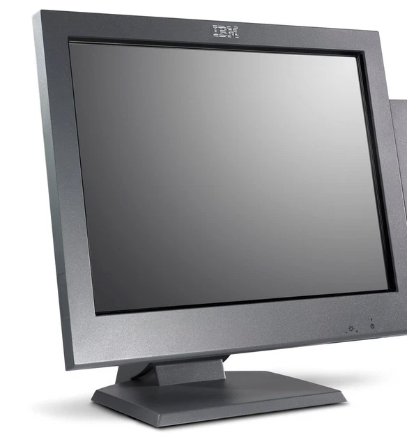 IBM SUREPOINT 15” Touch Screen Monitor, 4820-5GN USB (with I/O) w/Stand ...