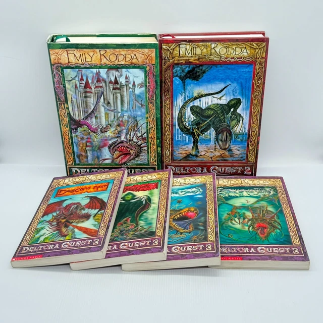 DELTORA QUEST COMPLETE Series 1 2 3 Set Emily Rodda YA Fiction Fantasy ...
