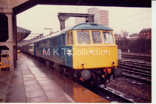 RAILWAY PHOTO CLASS 86 86230 @ Crewe 7/2/85 7:40 Euston - Liverpool £1. ...