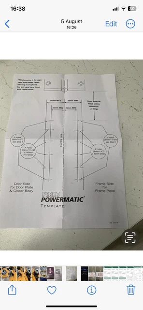 PERKO POWERMATIC R100 Concealed Hydraulic Door Closer - Brass EUR 172 ...