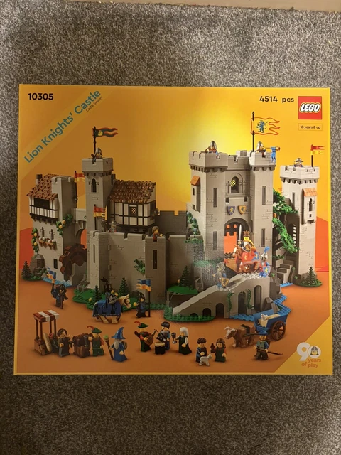 LEGO ICONS ANNIVERSARY Edition 10305 Lion Knights Castle Brand New ...