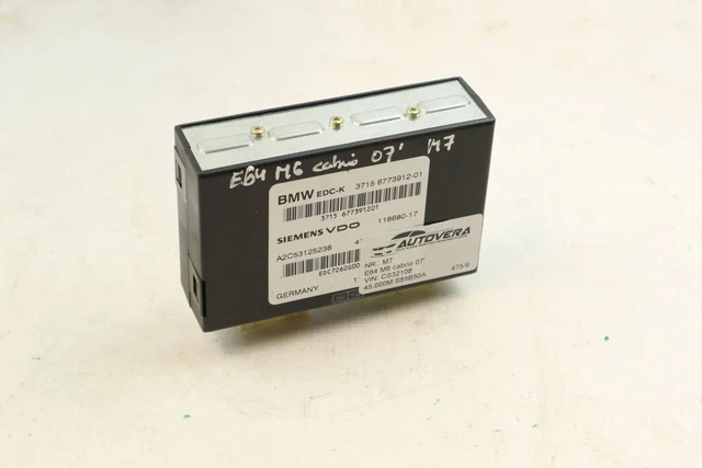 BMW E60 E61 E63 E64 M5 M6 Edc- K Suspension Contrôle Module Unité ...
