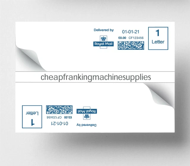 10,000 FRANKING MACHINE Labels DOUBLES NEOPOST QUADIENT Pitney Bowes FP ...